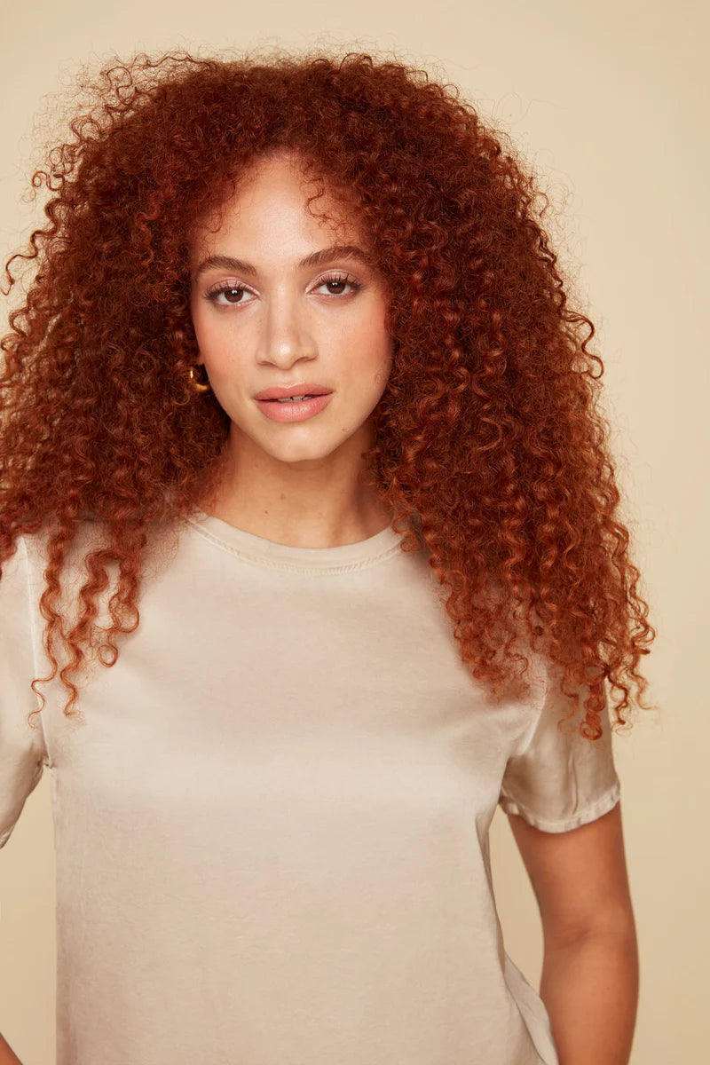 *SPRING 26* Renuar R5191 Satin Top – Cute & Comfy