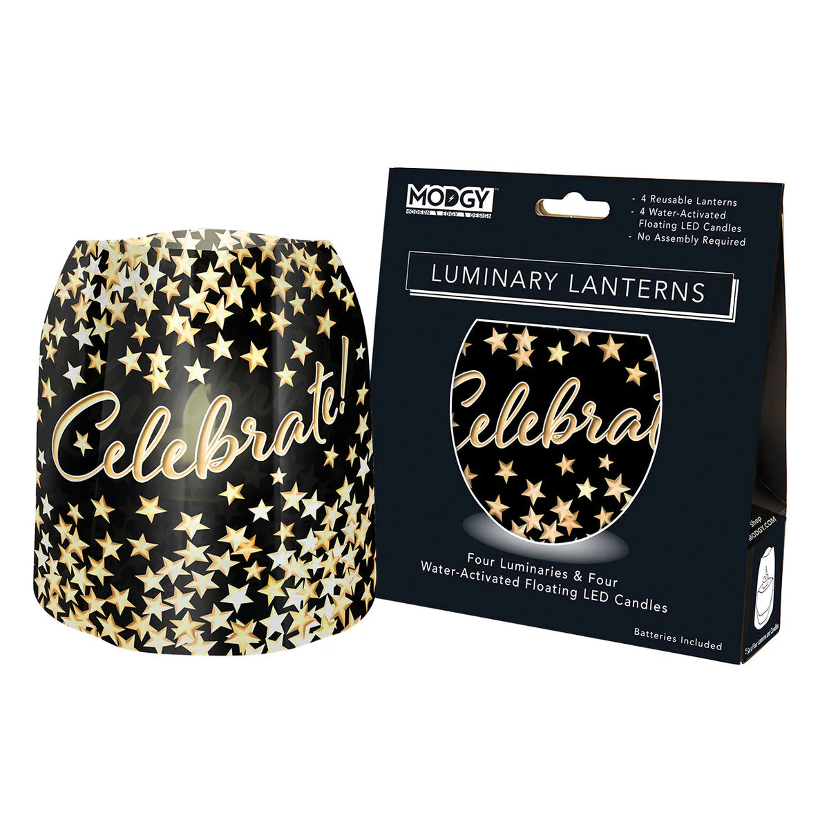 Modgy Celebrate Luminaries 4 pack – Cute & Comfy