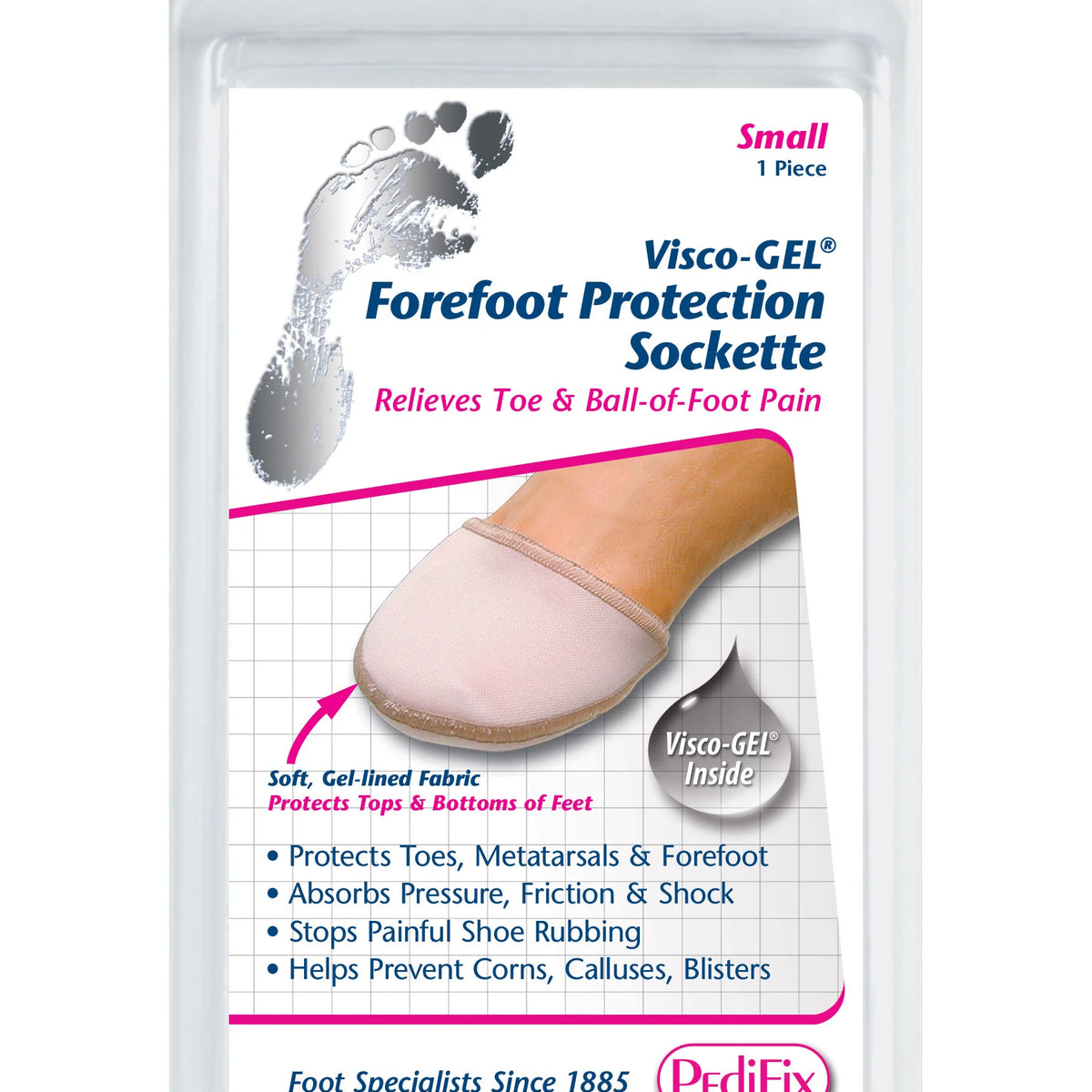 Visco-GEL Forefoot Protection Sockette – Cute & Comfy