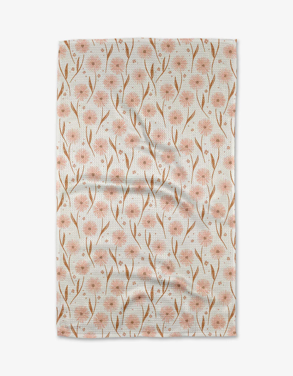 Geometry Daisy Pop Tea Towel – Cute & Comfy