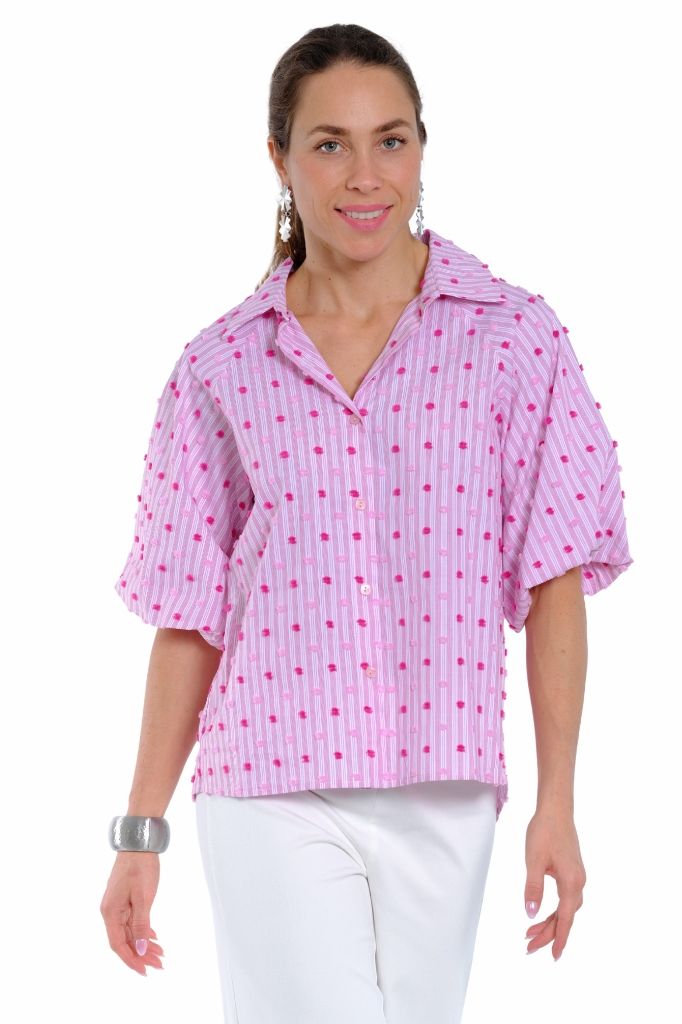 Lior Halo-15-AR Puff Sleeve Shirt – Cute & Comfy