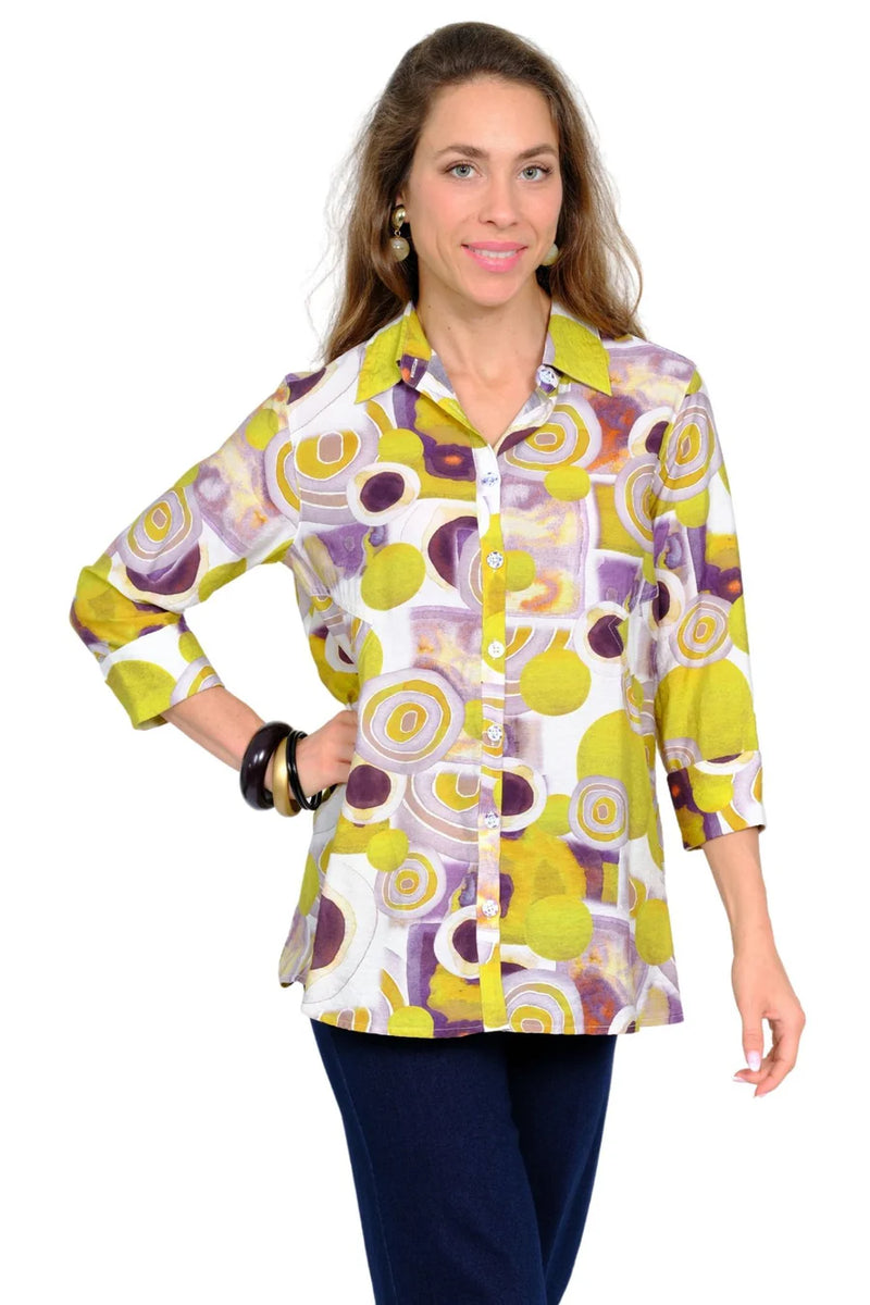 Lior Valor-14 Button-Down Tunic w/ Pocket Details – Cute & Comfy